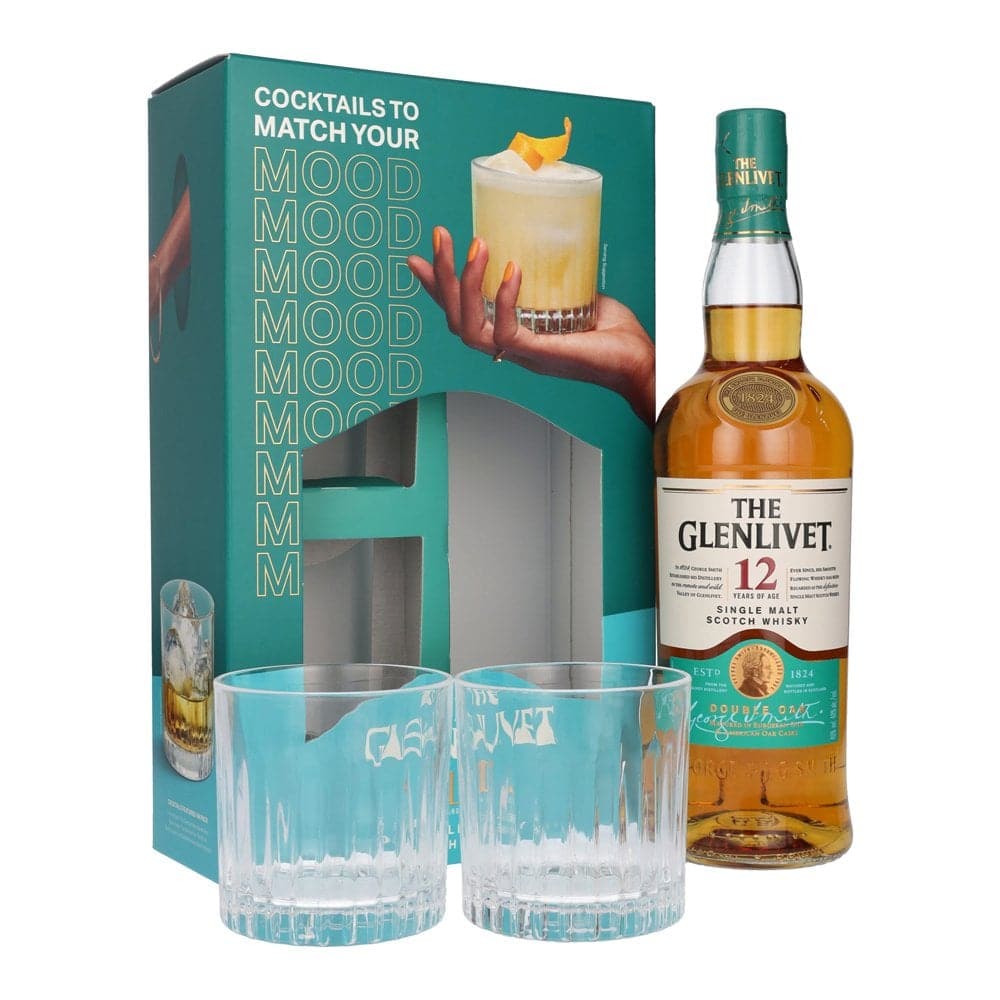 The Glenlivet Scotch Whiskey Glass Set Of Glasses 46 Off